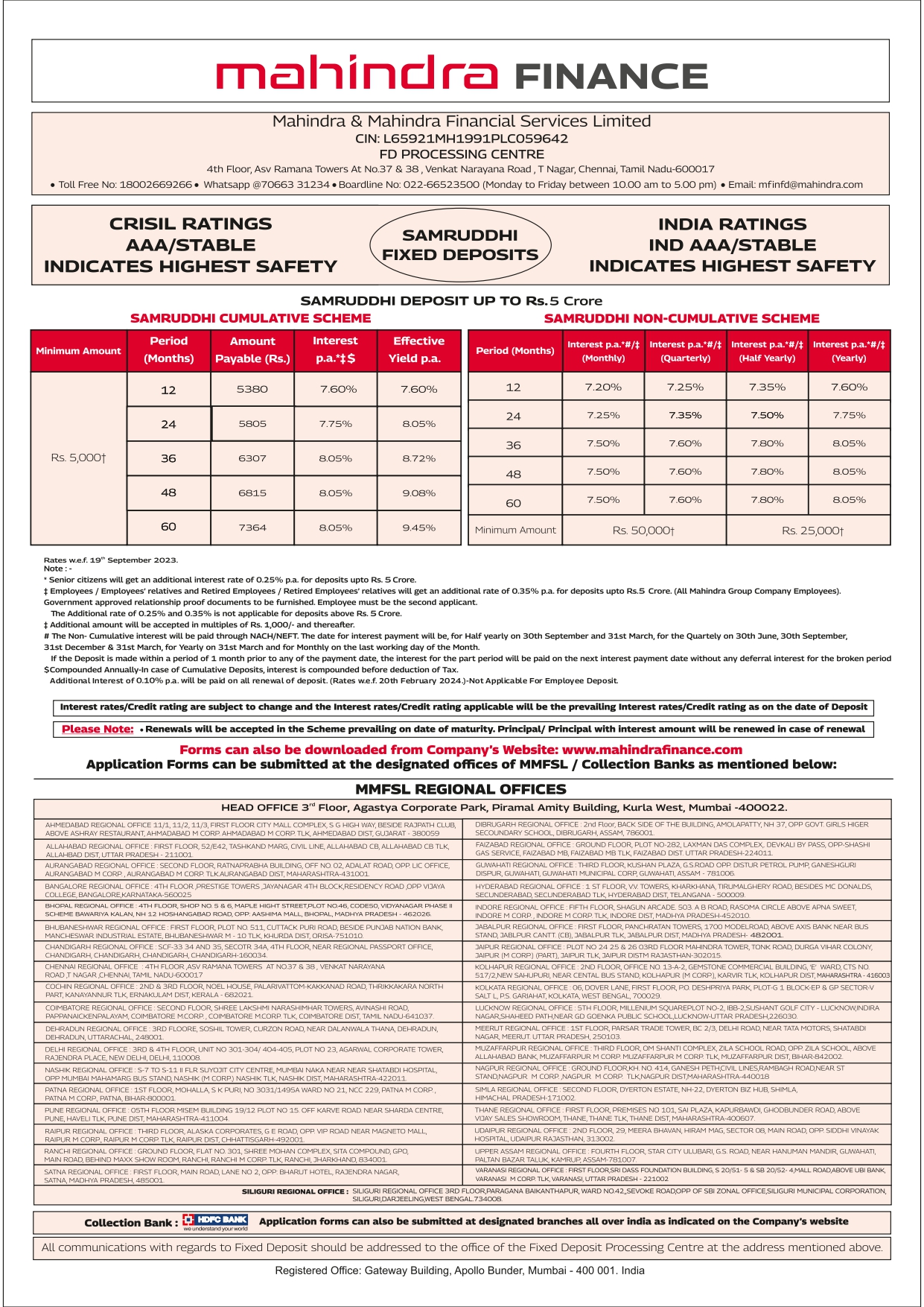 Corporate Fixed Deposit – Align Investment